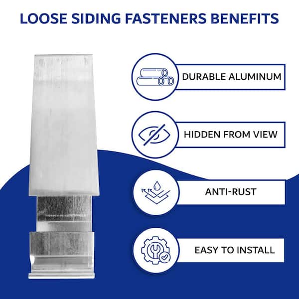 LOOSE SIDING FASTENERS 40LSF Simple, Quick and Effective a Hidden Clip ...