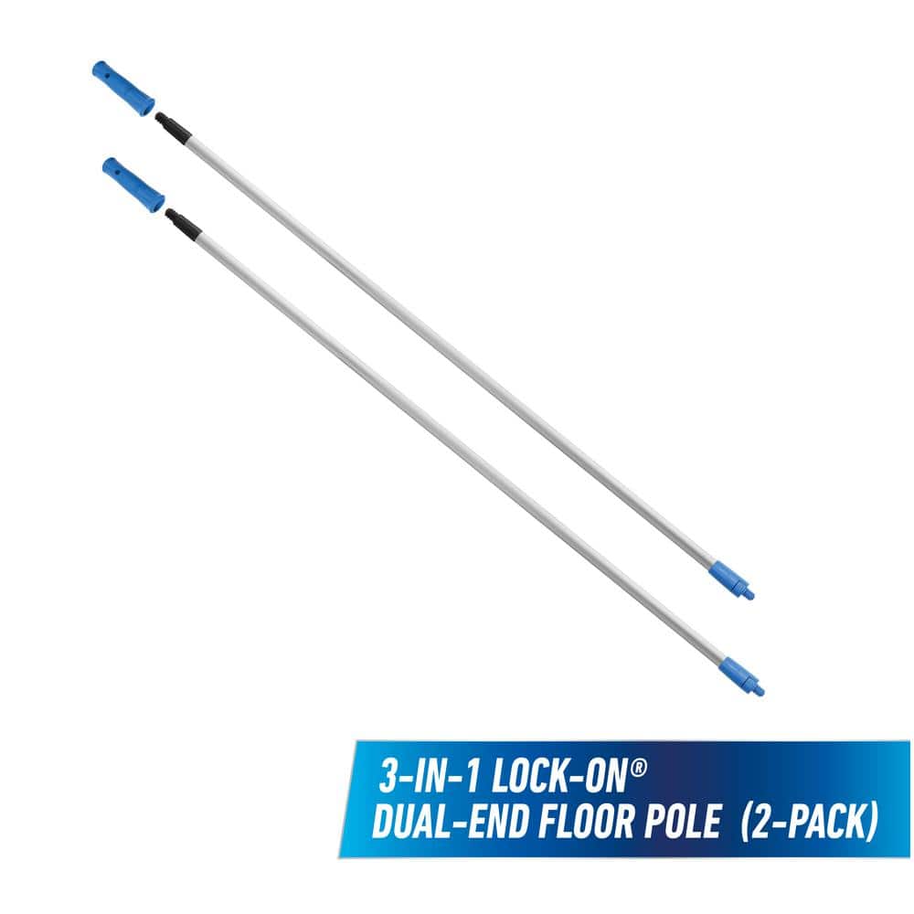 Unger Lock-On 60 in. Aluminum Dual Ended Pole (2-Pack) 2976520x - The ...