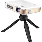 GPX 1080p DLP HD Micro Portable Projector with 1,200 Lumens PJ809B