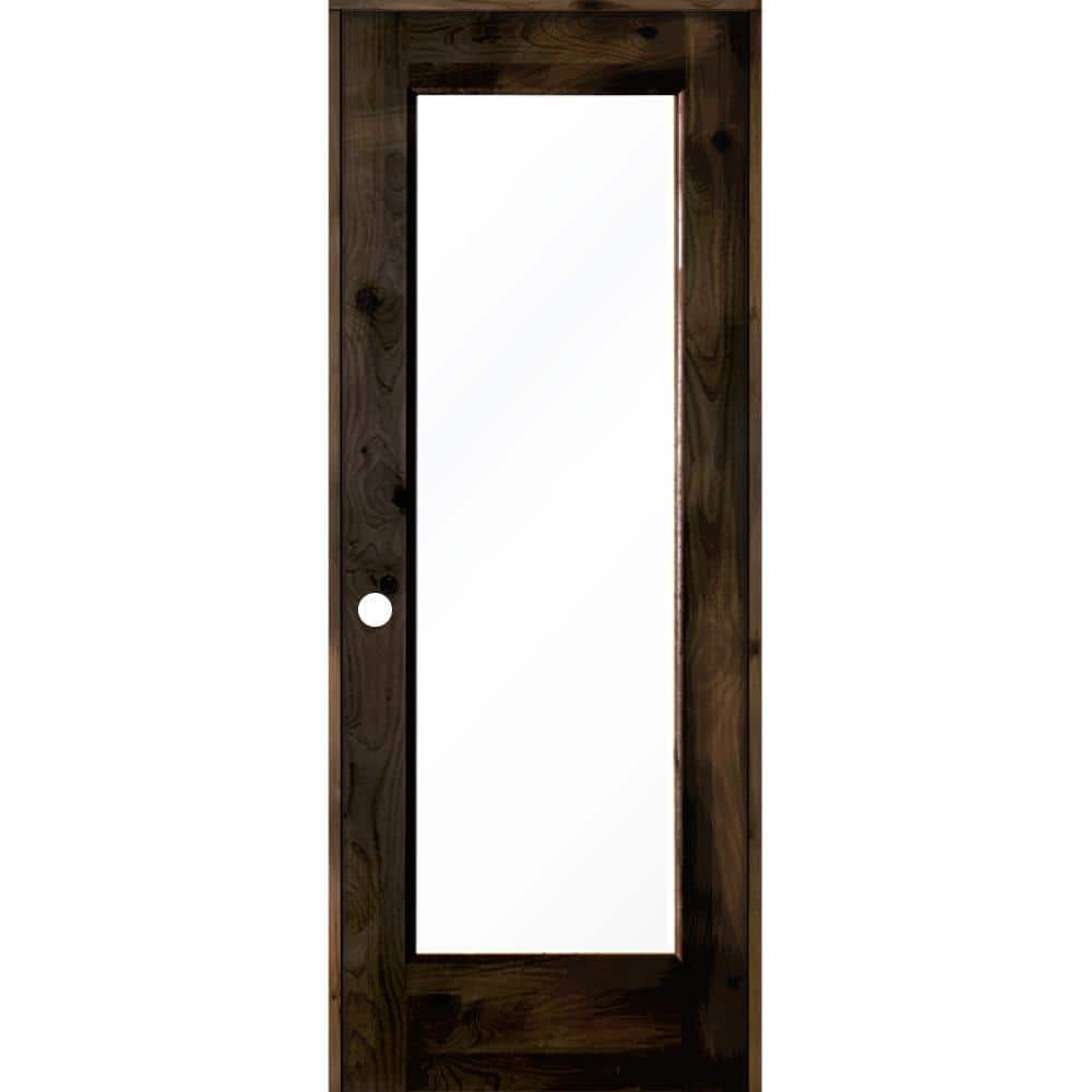 Reviews for Krosswood Doors 30 in. x 80 in. Rustic Knotty Alder Left ...