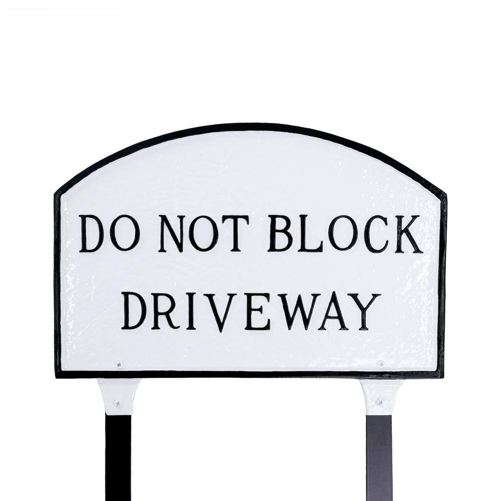 Montague Metal Products 10 in. x 15 in. Standard Arch Do Not Block ...