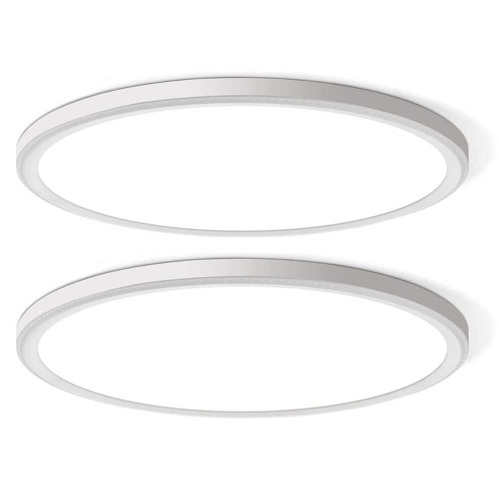 KOAOEIRS 16 in. 4800lm Super Bright,Modern Integrated LED Flush Mount ...