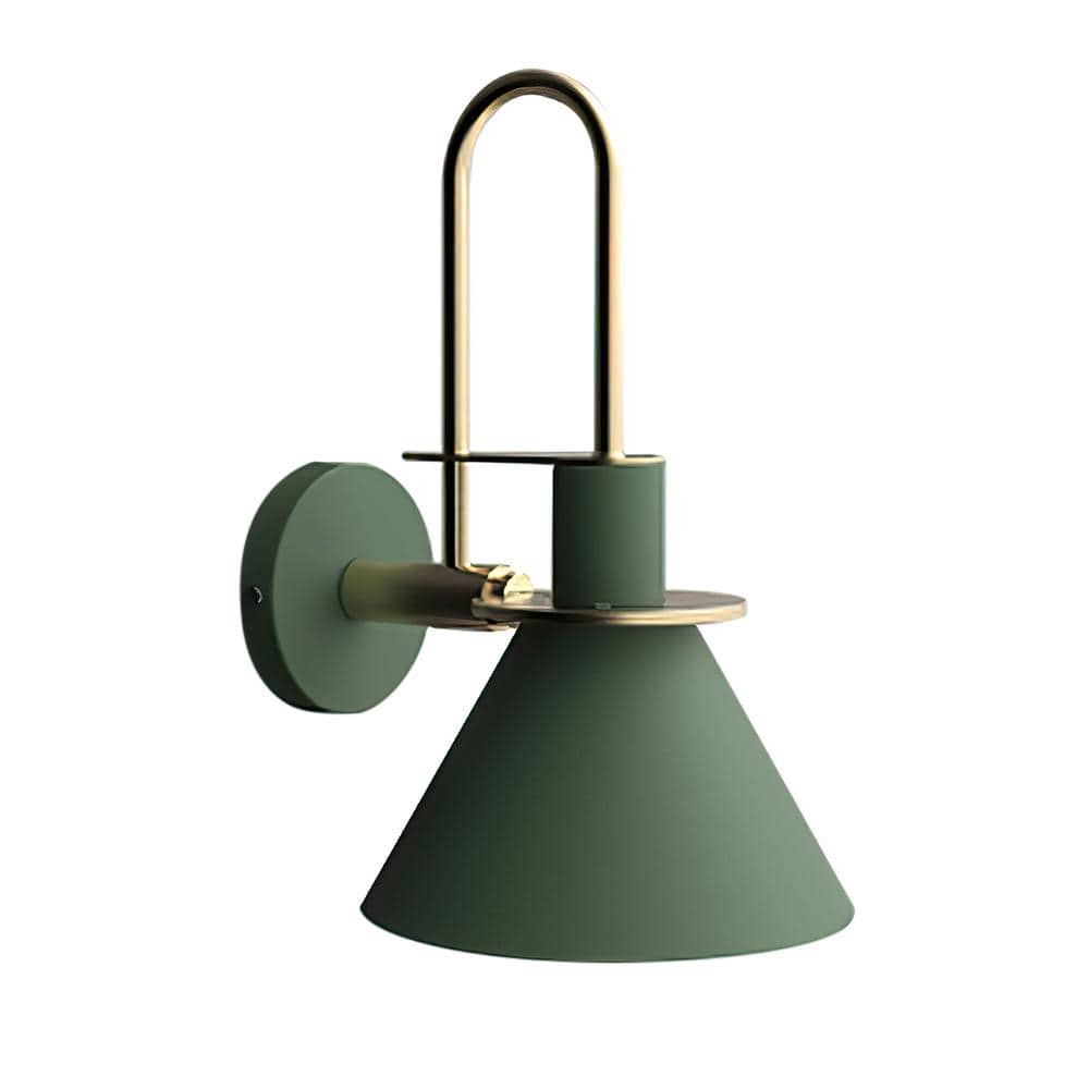 HUOKU Luckyday 7 in. Modern 1-Light Green Wall Sconce PD1014381 - The ...