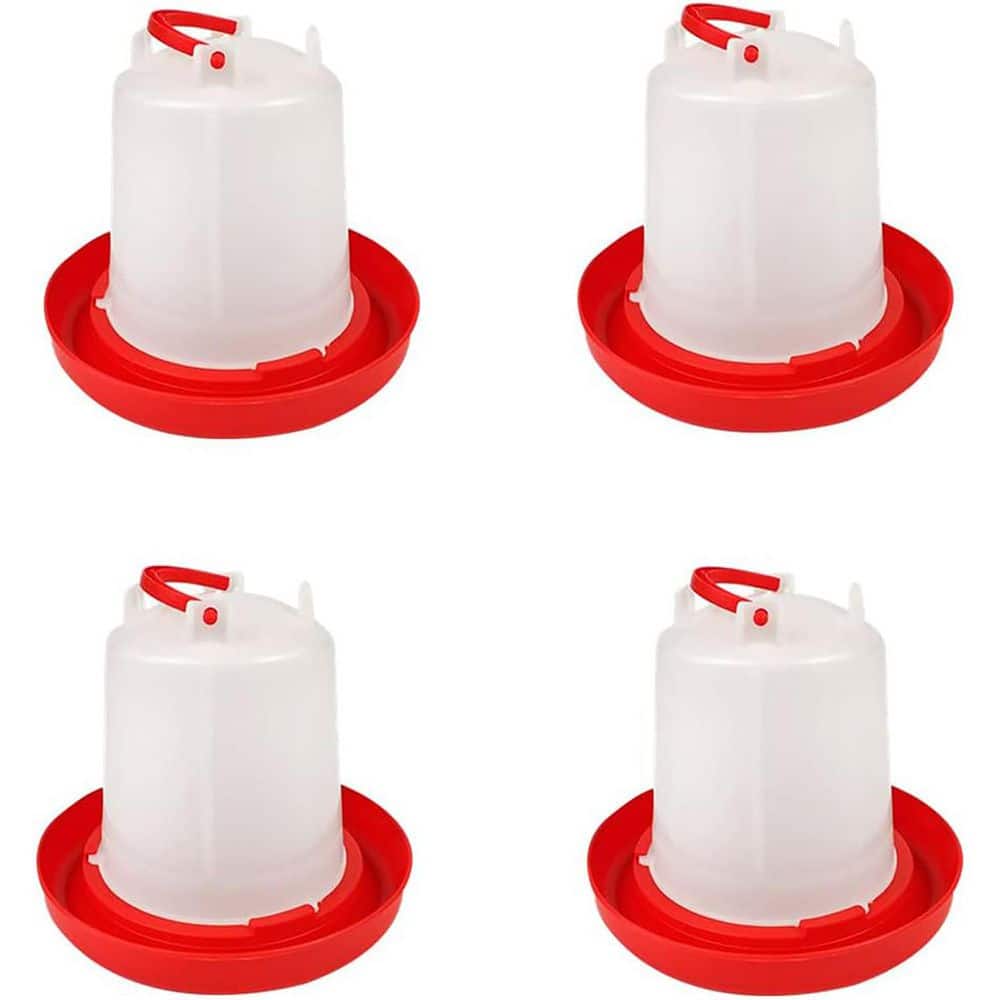 N/A Plastic Poultry Drinker Chick Waterer Kit 1.5 L Hanging Water ...
