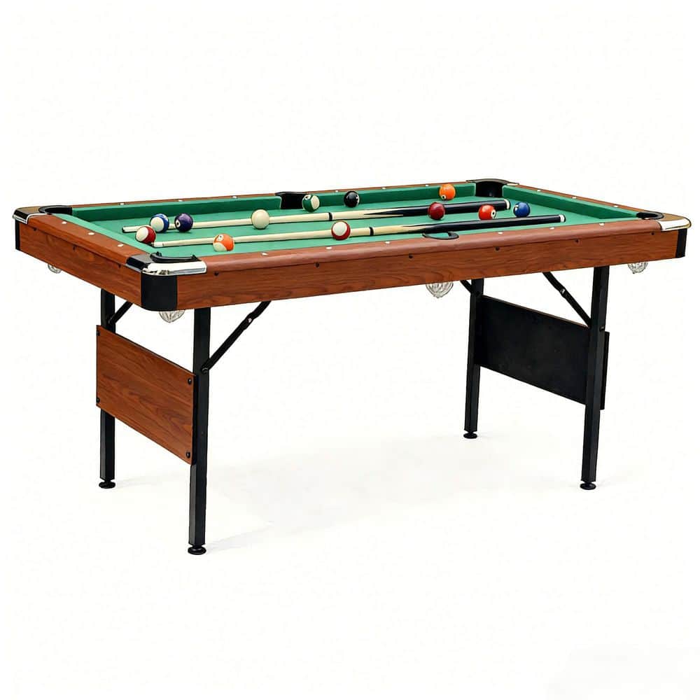 Tatayosi Billiards Table, Pool Table, Portable Foldable Space-Saving ...