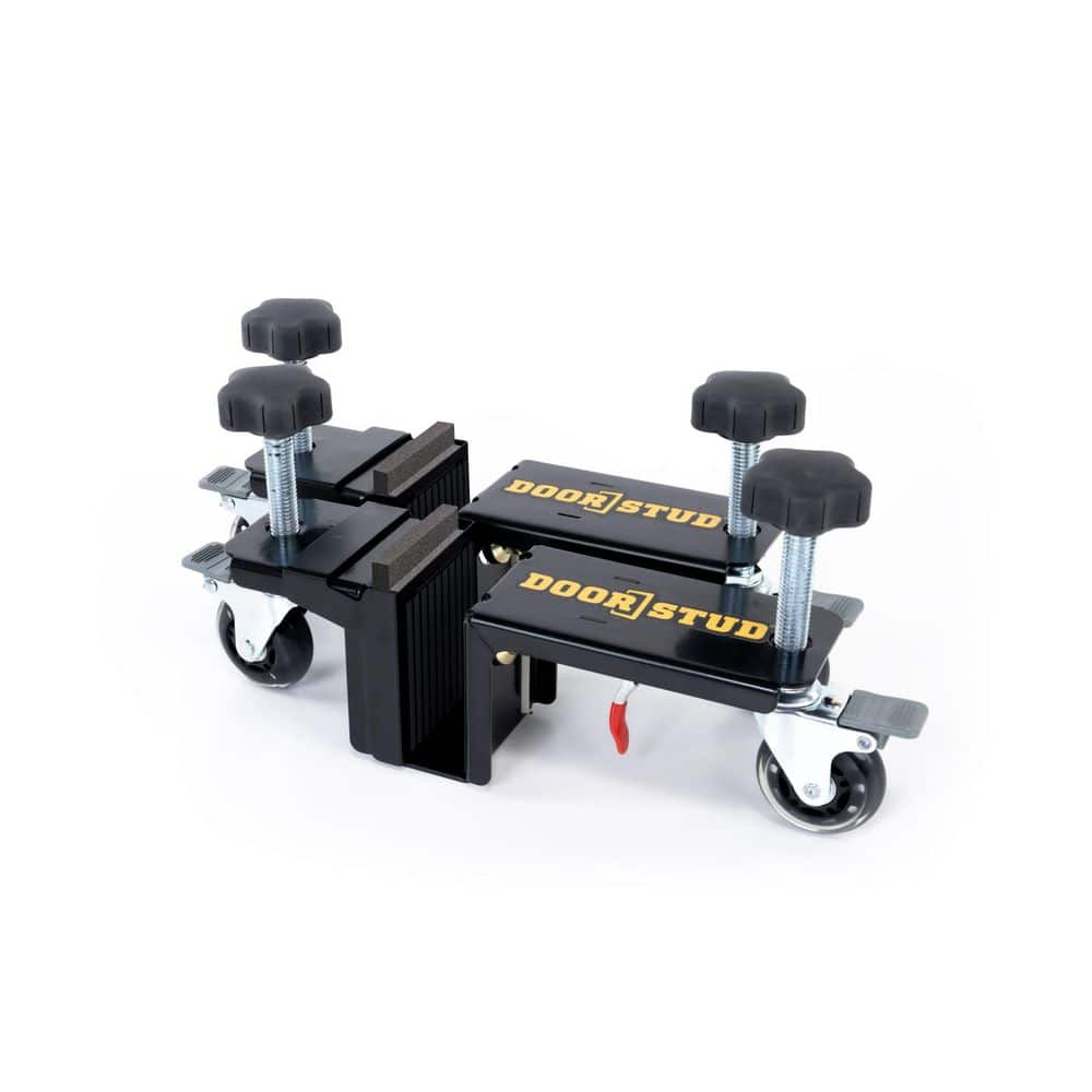 DOOR STUD Pro Steel Door Installation Tool 300 lbs. Capacity Infinite Spacer, Vertically ...