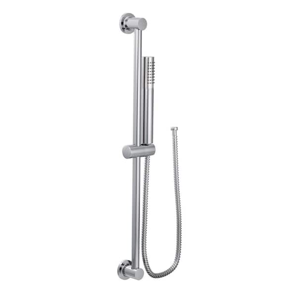 MOEN 1-Spray Wall Bar With Handshower in Chrome (Valve Not Included ...