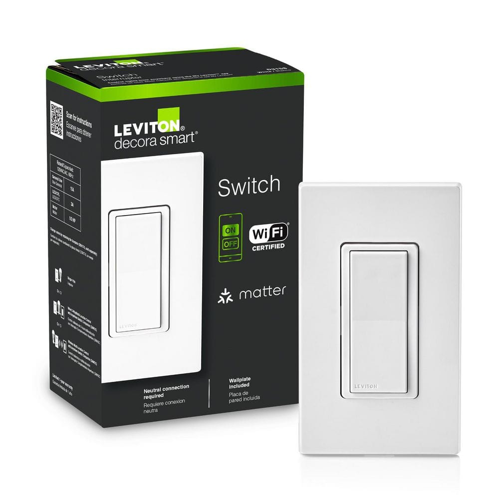 Reviews for Leviton Decora 15Amp Smart Light Switch White, Wi-Fi, On ...