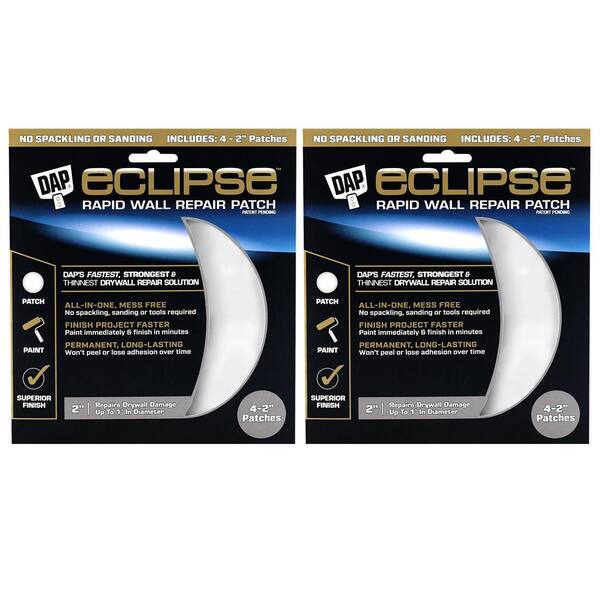 DAP 2 in. Eclipse Wall Repair Patch (2-Pack) 7079809162 - The Home Depot