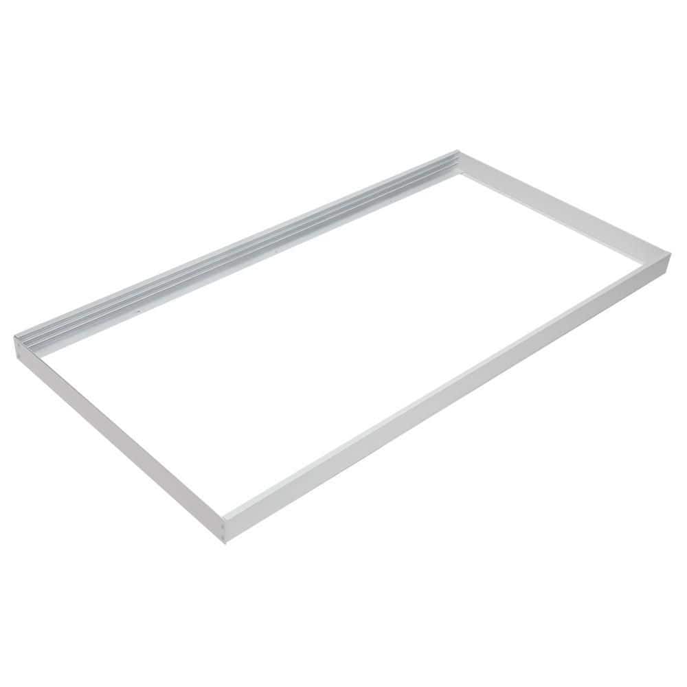 ETI LIGHTING 2 ft. x 4 ft. Surface Mounting Kit for 2x4 LED Troffer ...