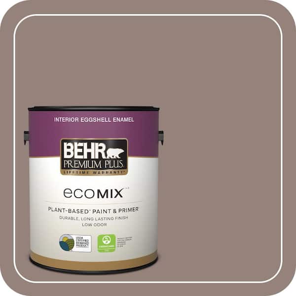 BEHR PREMIUM PLUS 1 gal. #750B-5 Castle Hill Eggshell Enamel EcoMix ...