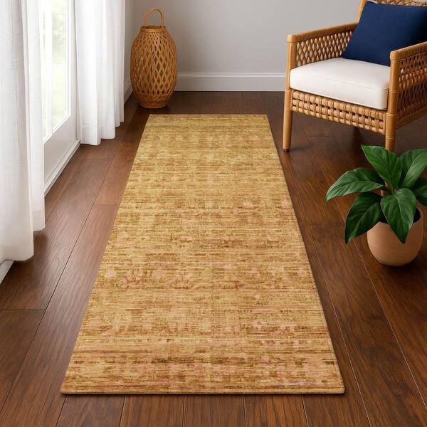 Addison Rugs Mayfield Premium Machine Washable Abstract AMF1775 Salmon ...