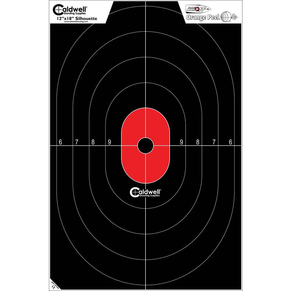 CALDWELL Silhouette Center Mass Target (25-Pack) 128034 - The Home Depot