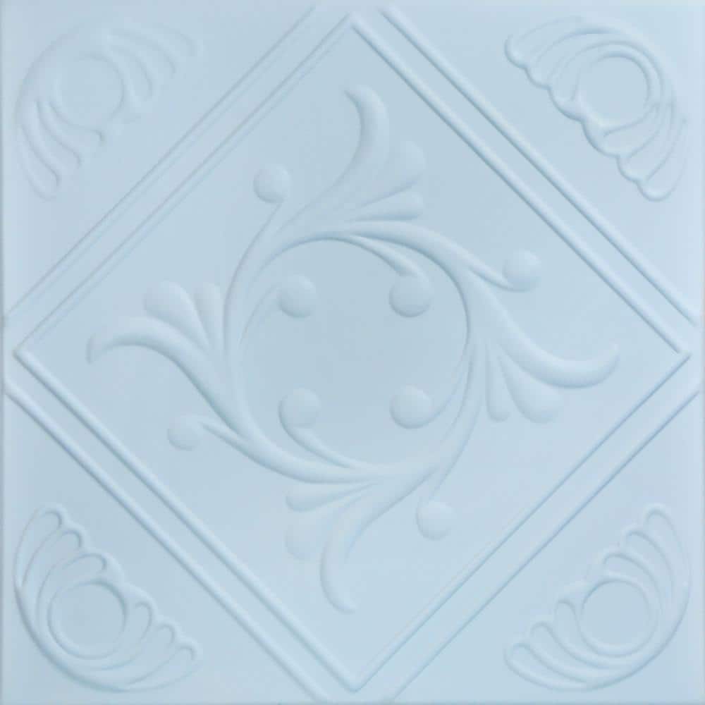 A La Maison Ceilings Diamond Wreath 1.6 ft. x 1.6 ft. Glue Up Foam ...