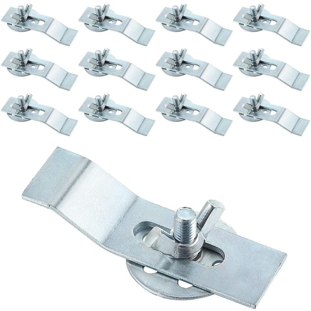 Numhew 0.4 in. H x 2.6 in. W x 0.79 in. D Silver Undermount Sink Clips ...