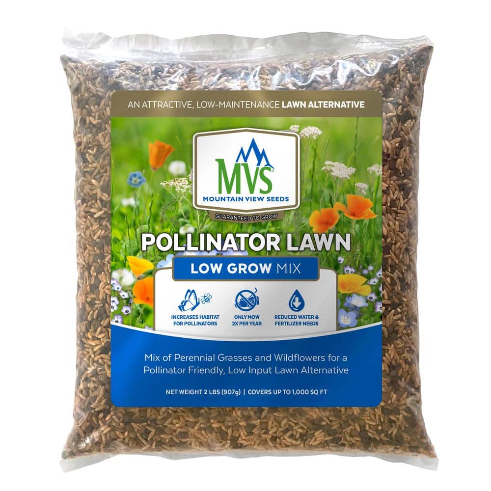 Mountain View Seeds Pollinator Lawn Mix 118485 - The Home Depot