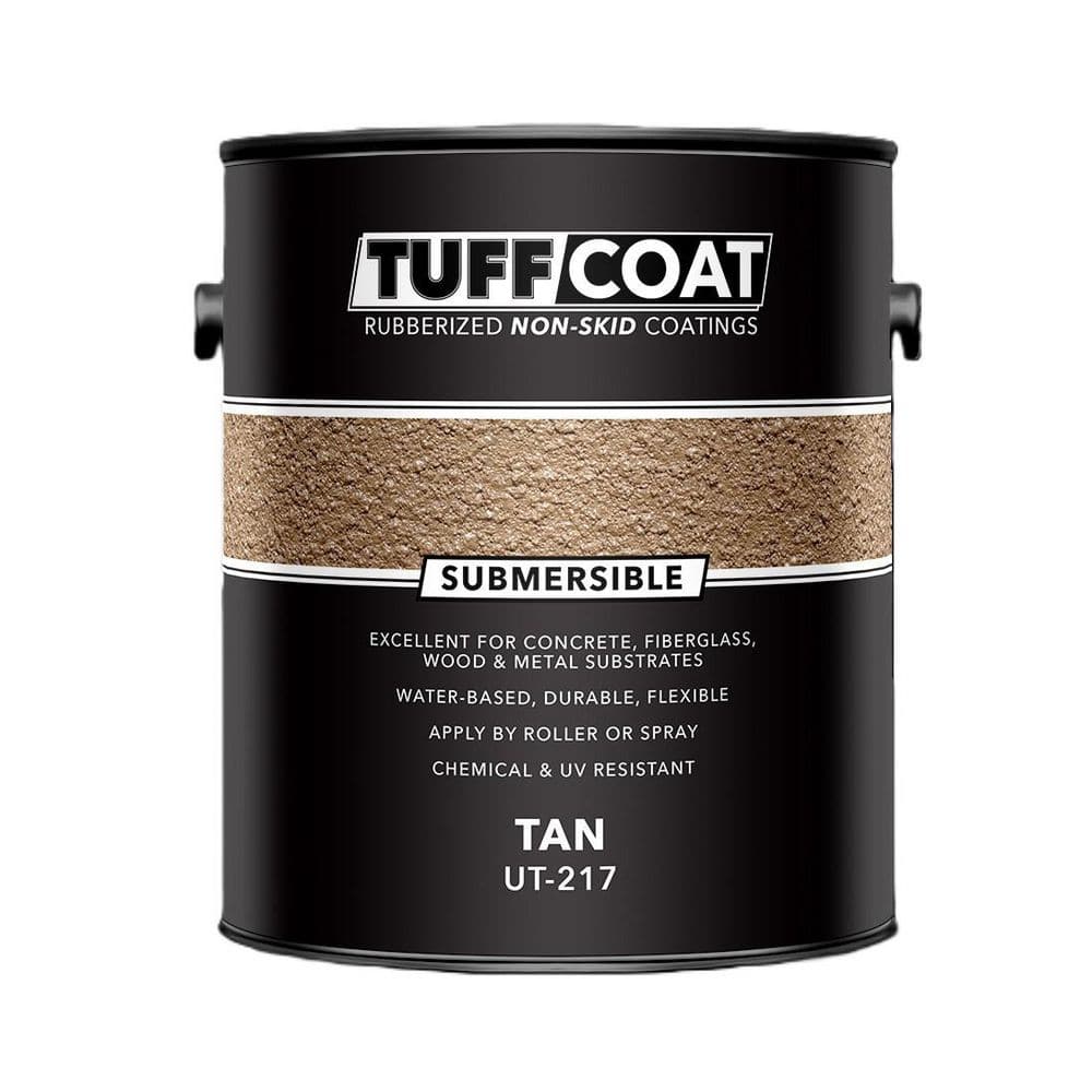 TUFF COAT UT-217 1-Gl Tan Matte, Interior/Exterior, Concrete/Wood ...