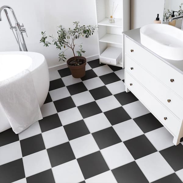 Checkerboard Floor Tile