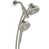 KOHLER Freespin Bellerose 3-Spray 5.25 in. Dual Wall Mount Fixed and ...