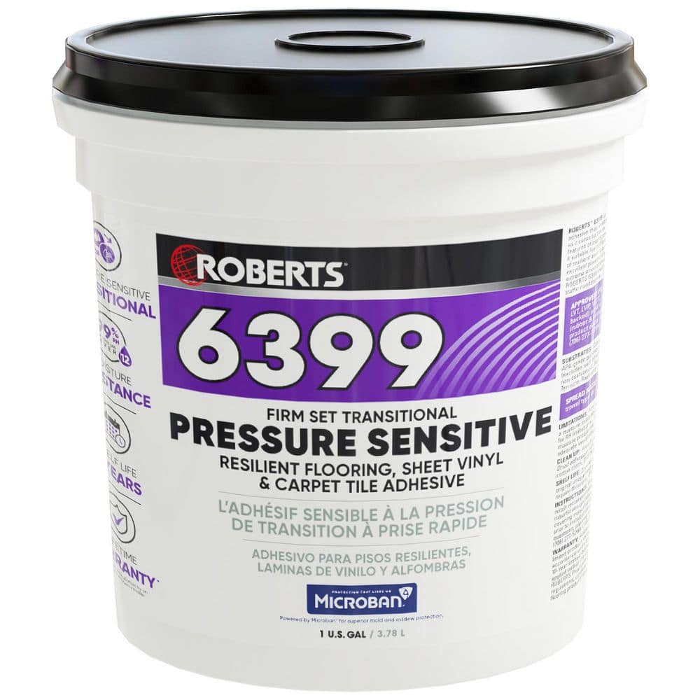ROBERTS 6399 1 Gal. 12 Hour Dry Time Firm Set Transitional Pressure ...