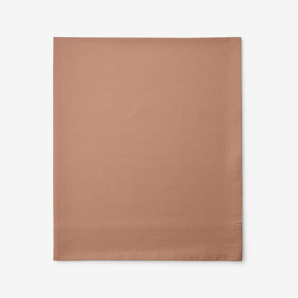 The Company Store Company Cotton Percale Clay Cotton Queen Flat Sheet ...