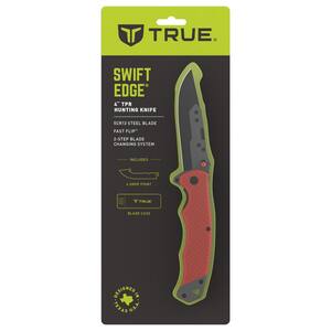 TRUE Maar 3.5 in. D2 Steel Cleaver Blade Folding Knife with G10 Handle ...