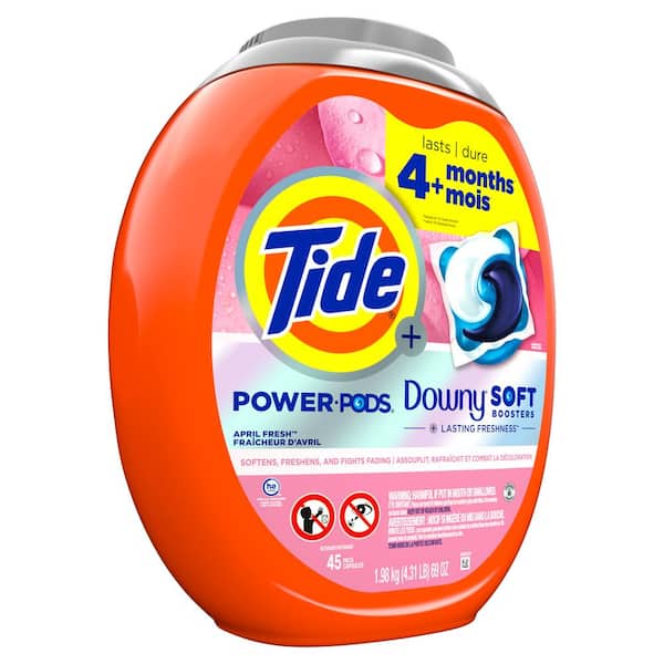 Tide 2 in 1 Power Pods April Fresh with Downy Scent Laundry Detergent ...