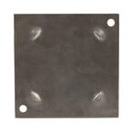 4 in. Lally Column Cap and Base Jack Post-340876 - The Home Depot