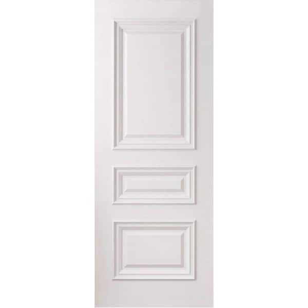 Sartodoors 7833 42 in. x 80 in. Sold Core White Enamel Color Wood ...