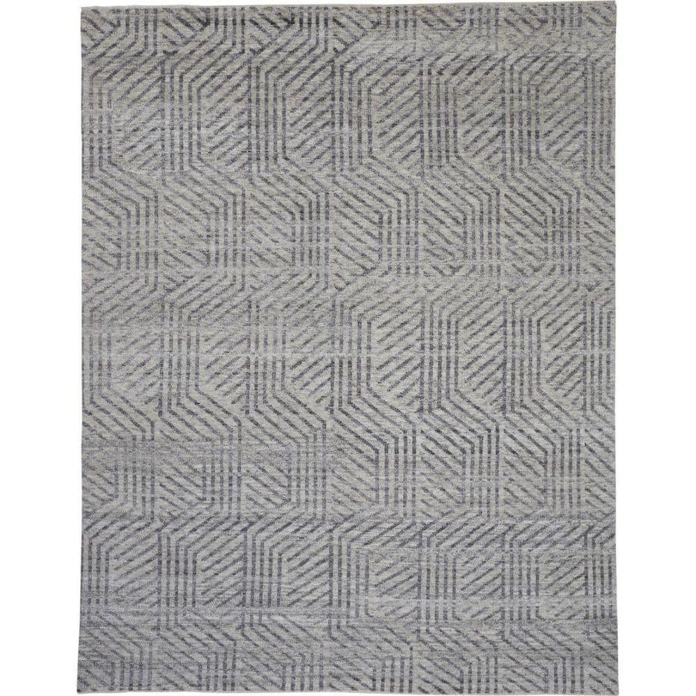 HomeRoots 2 ft. x 3 ft. Tan, Gray Abstract Area Rug 2000567935 - The ...