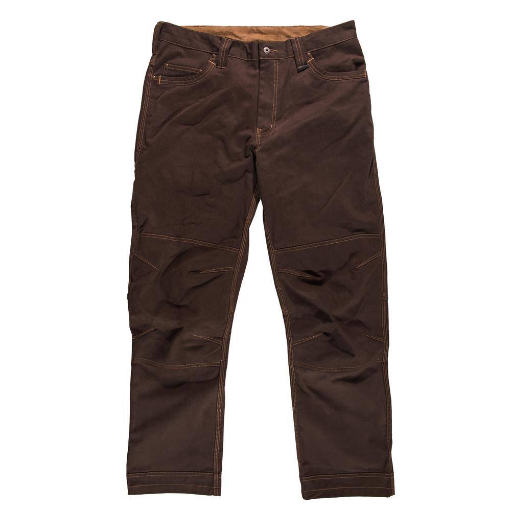 DEWALT Madison Men's 48 in. W x 33 in. L Bark Cotton/Spandex Everyday ...