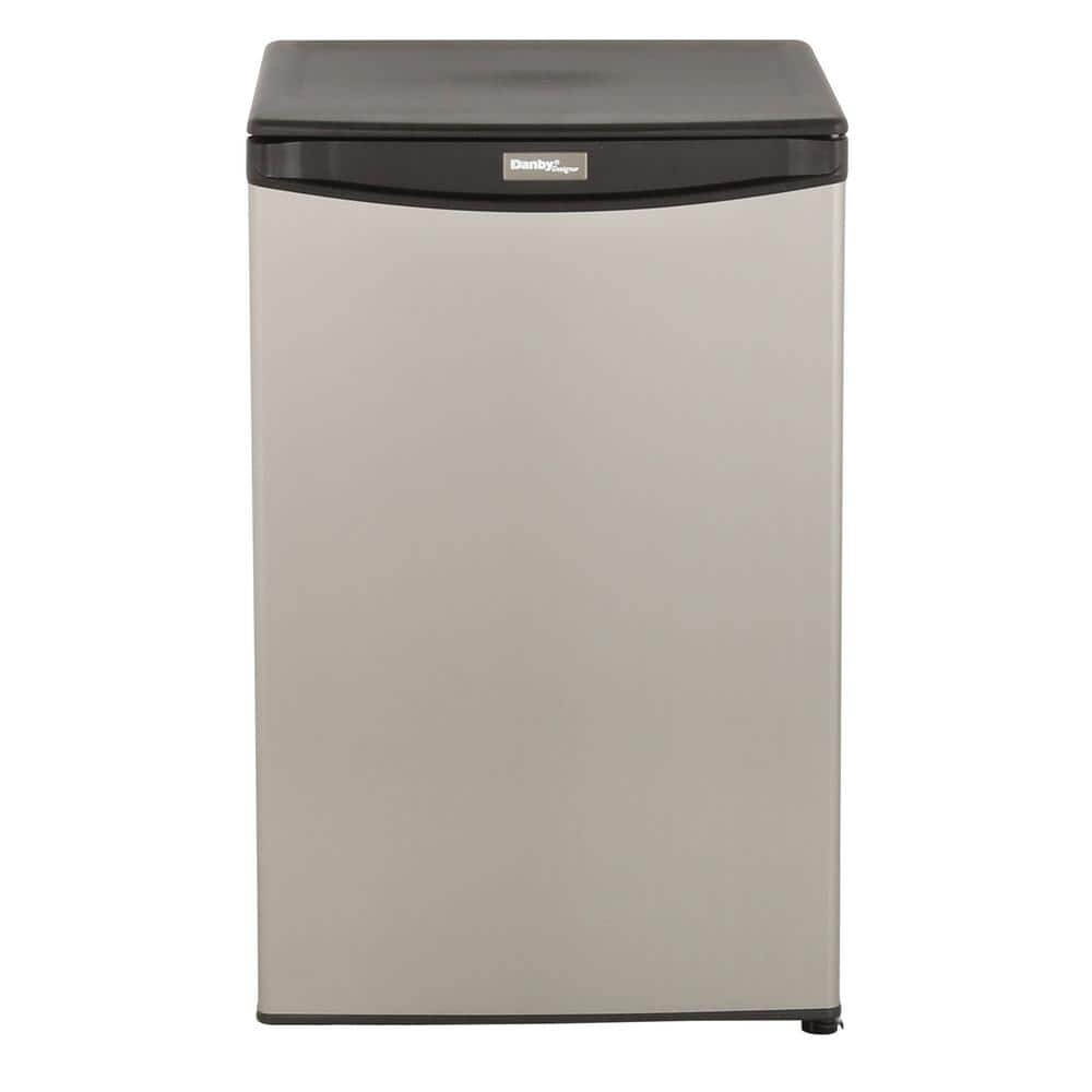 Danby Designer 4.4 cu. Ft. Mini Fridge in Stainless Steel without ...