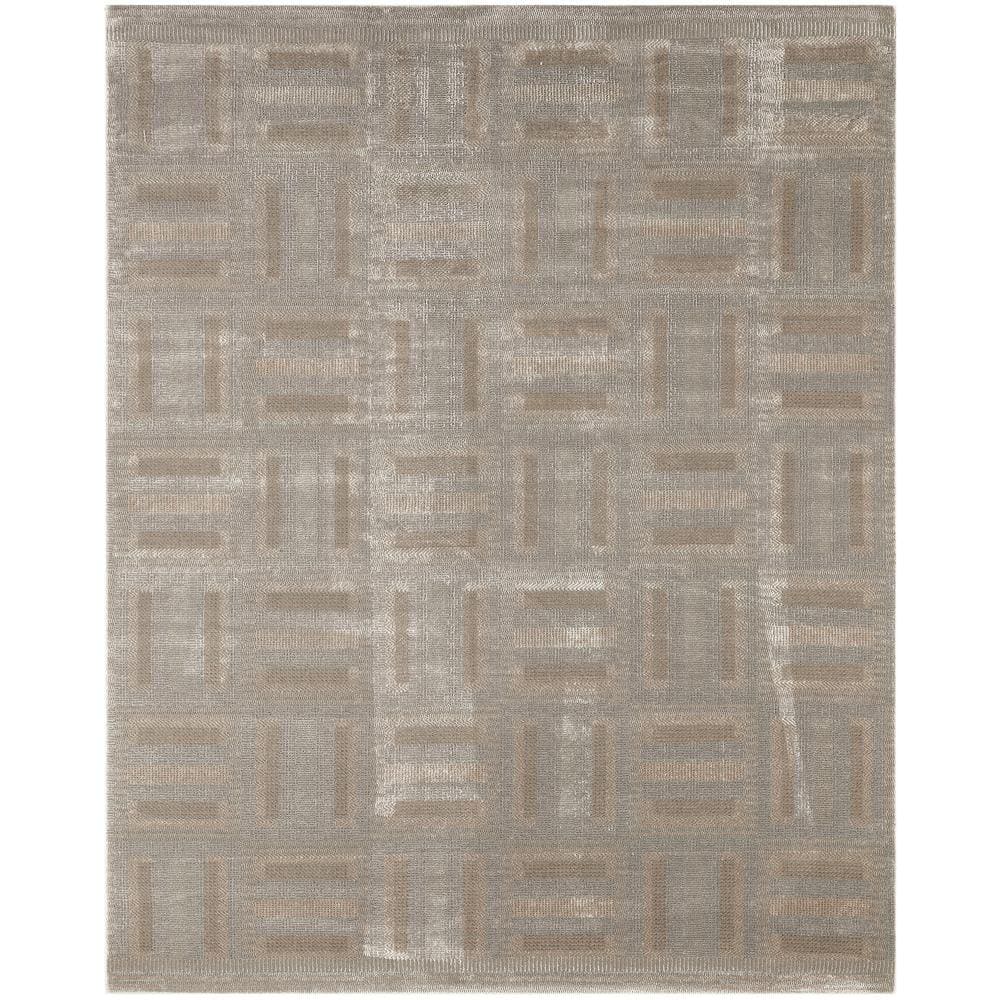 Nourison Nordic Grey Multicolor 8 ft. x 10 ft. All-over design ...