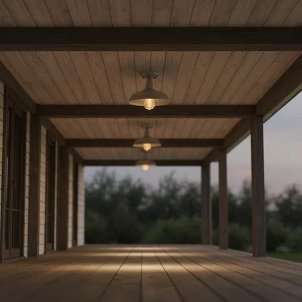 Galvanized Outdoor Ceiling Lights
