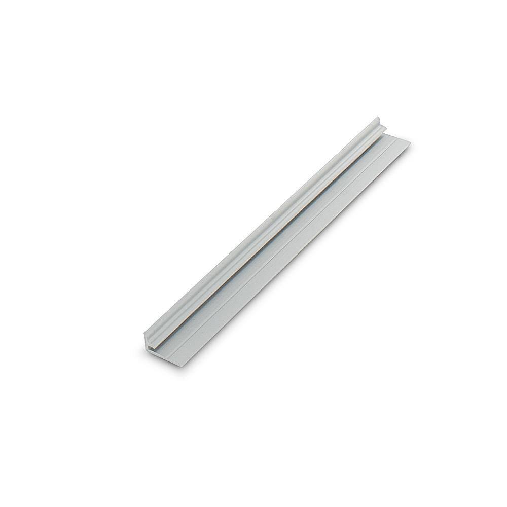 Outwater 5/16 in. D x 5/8 in. W x 36 in. L Clear Anodized Satin ...