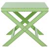 SAFAVIEH Jeanine Light Green End Table FOX9500D - The Home Depot
