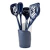 Hutzler Melamine Cobalt Blue Utensils and Crock (Set of 6) 3106-5CB ...
