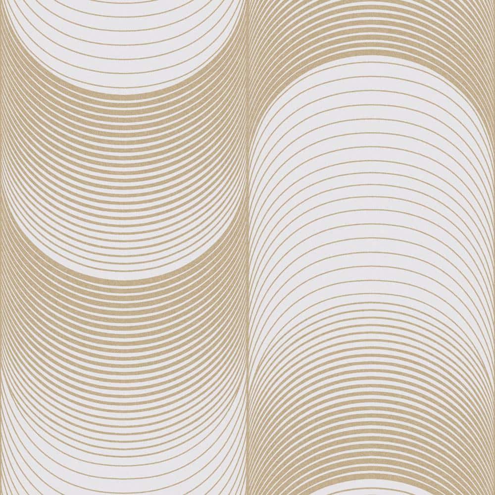 Graham & Brown Eclipse Pearl and Gold Wallpaper 115075 - The Home Depot