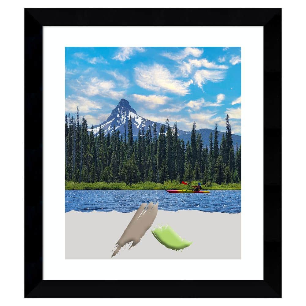 Amanti Art Black Museum Wood Picture Frame Opening Size 20 x 24 in ...