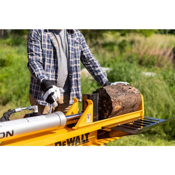 DEWALT 20-Ton 60V FLEXVOLT MAX Cordless Battery Powered Log Splitter ...