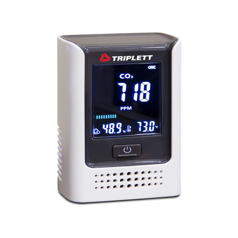 TRIPLETT Digital CO2 Air Quality Monitor GSM215 - The Home Depot