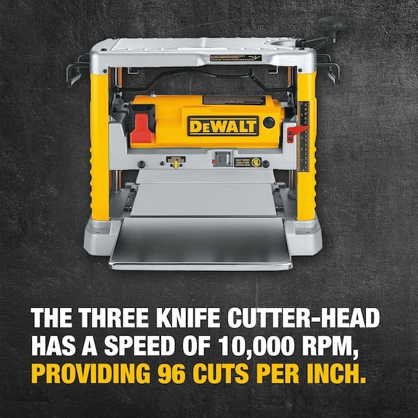 DEWALT 15 Amp Corded 12.5 in. Bench Planer DW734 The Home Depot