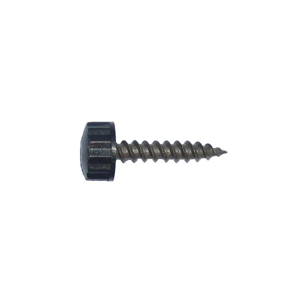 Nylo-Tec #10 x 1 in. Nylon Bronze Bi-Hex Head Sheet Metal Screw (100 ...