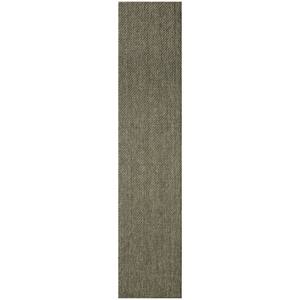 Nourison Tulum Olive 2 ft. x 6 ft. All-Over Design Contemporary Runner ...