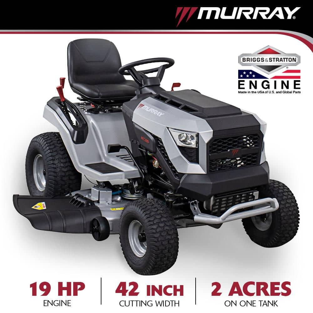 Murray MT200 42 in. 19.0 HP 540cc EX1900 Series Briggs and Stratton ...