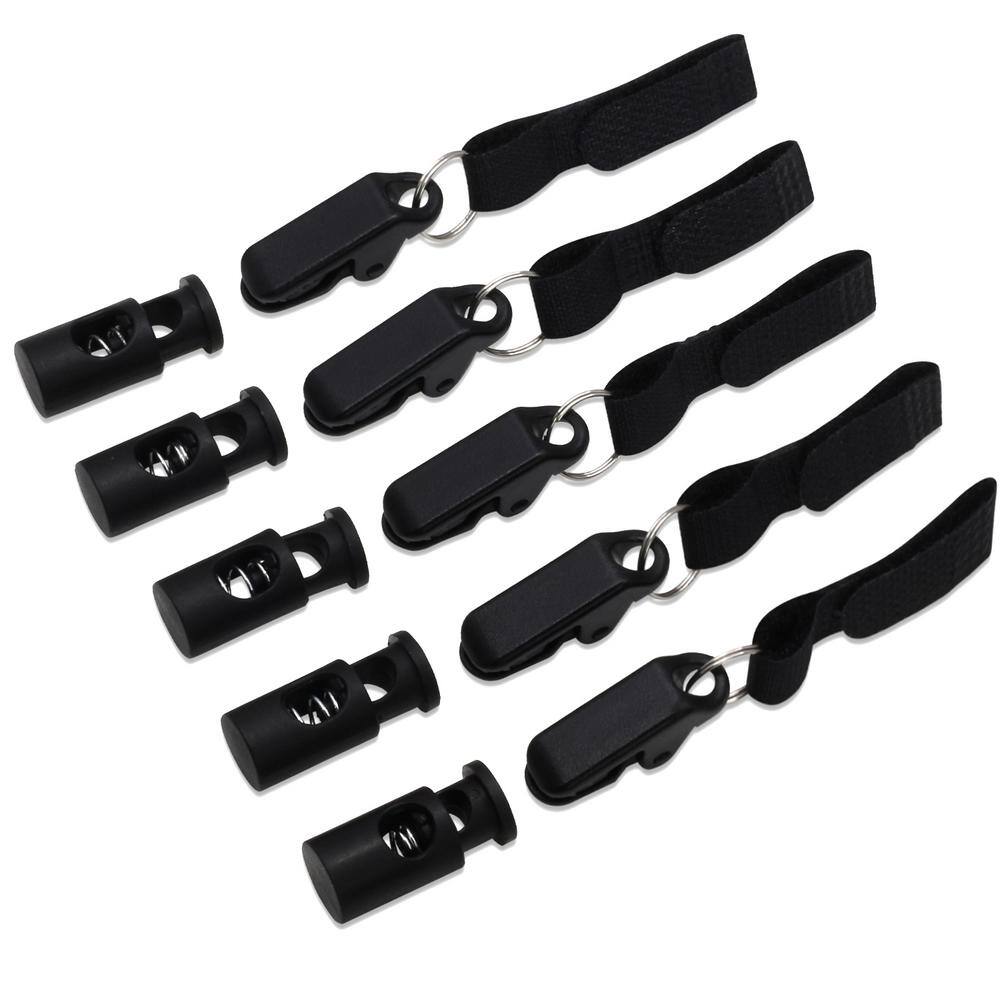 ANLEY Garden Flag Plastic Stopper Stops and Anti-Wind Alligator Clips ...