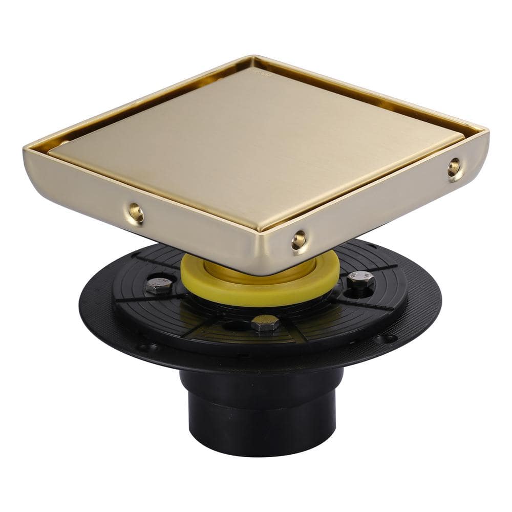 ARCORA Square Hair Catchers and Strainers 3 in. x 5.9 in. X 5.9 Brushed ...