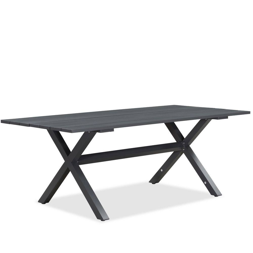 PURPLE LEAF Patio Dining Table All-Weather Wicker Outdoor Patio ...