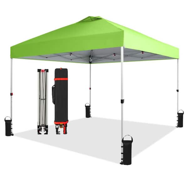 10 ft. x 10 ft. Green Pop-Up Canopy L0BKPPP9ND - The Home Depot