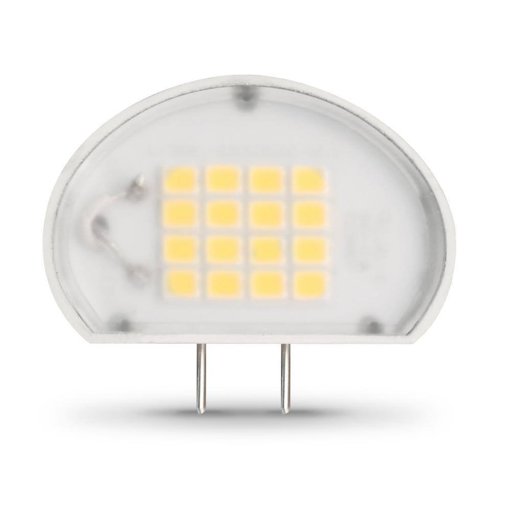 Feit Electric 50-Watt Equivalent Bright White (3000K) Puck G8 Bi-Pin ...